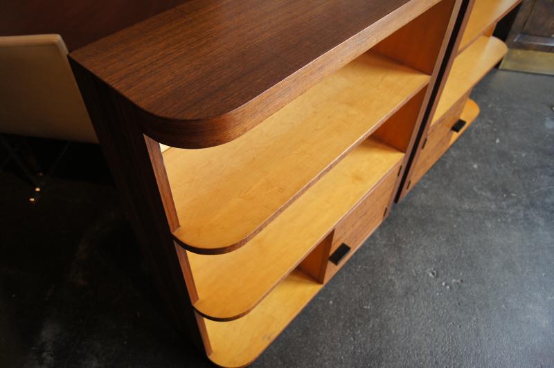Gilbert Rohde - Pair of Art Deco Bookcases by Gilbert Rohde for Herman ...