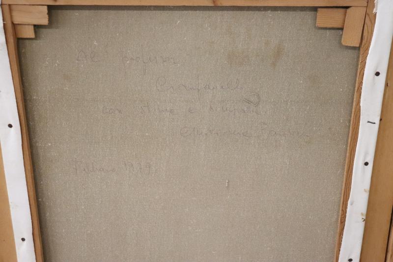 Giulia Pardini - Italian Woman Artist Oil Painting on Canvas, 1979 ...