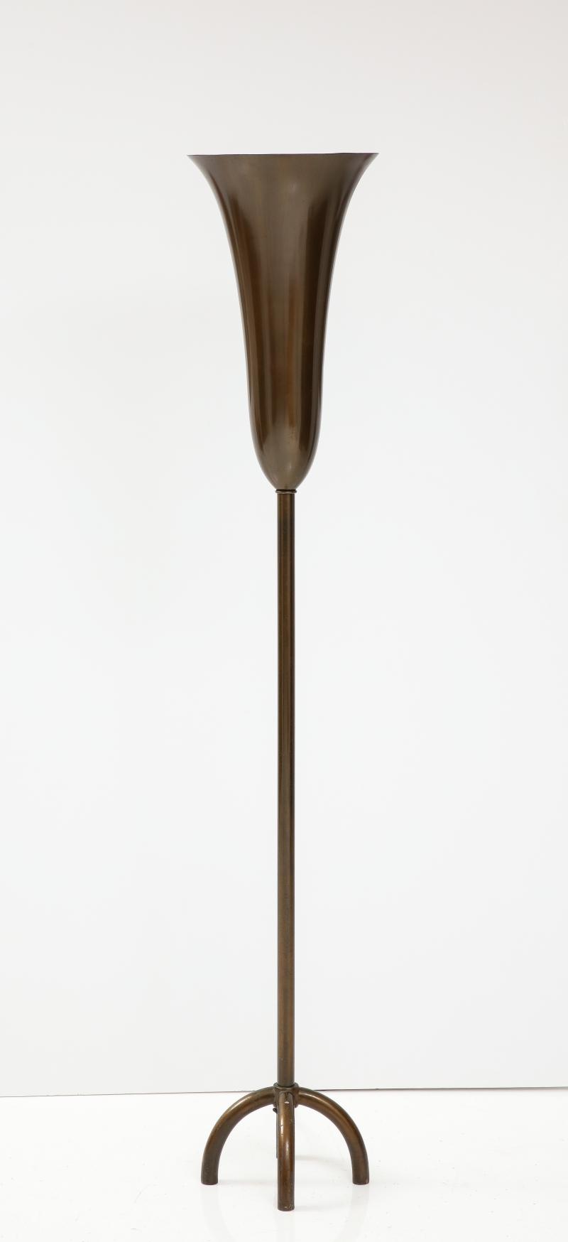 Guglielmo Ulrich - Brass Floor Lamp by Gugliemo Ulrich, Italy, c. 1940s