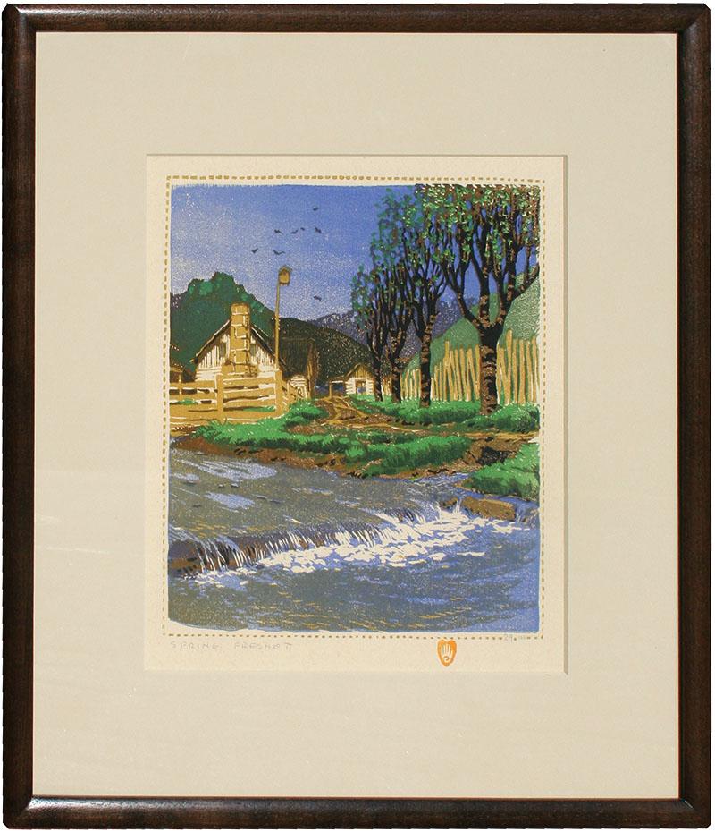 Gustave Baumann - Spring Freshet