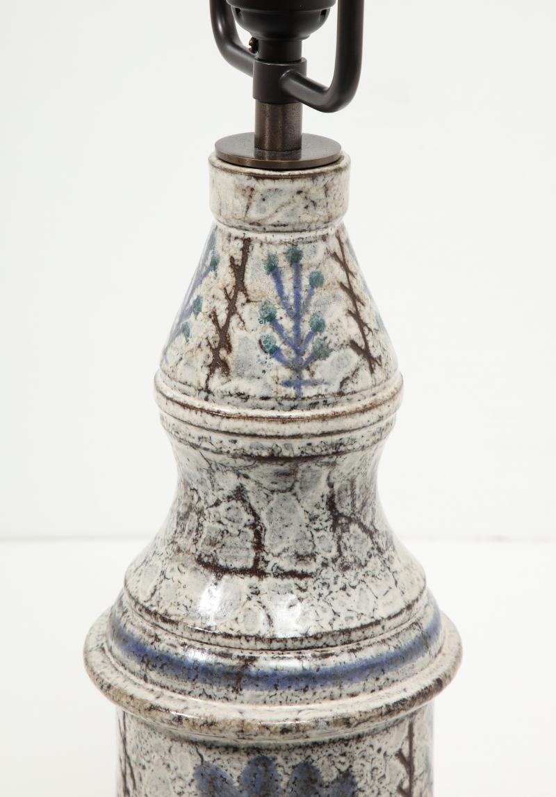 Gustave Reynaud - Ceramic lamp by Gustave Reynaud, Vallauris, France