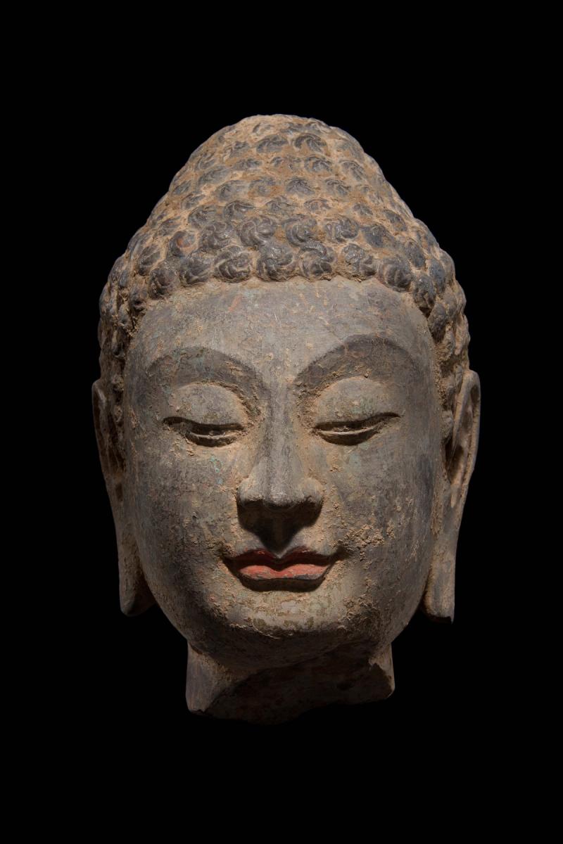 Buddha / Buddhism - Head of Buddha, Northern Qi Period