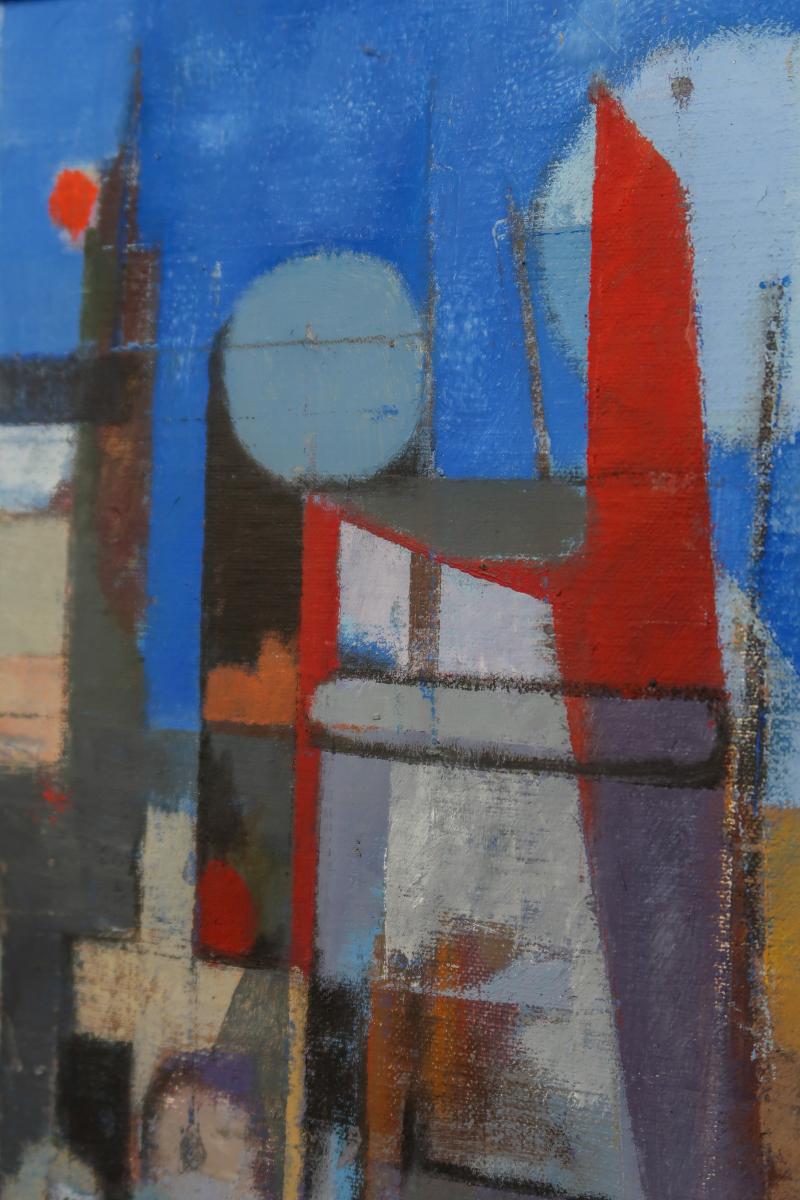 Helge Ernst - Helge Ernst, "Opstilling", 1985 O/C, Denmark