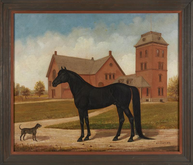 Henry H. Cross - Henry Cross Painting of Stallion