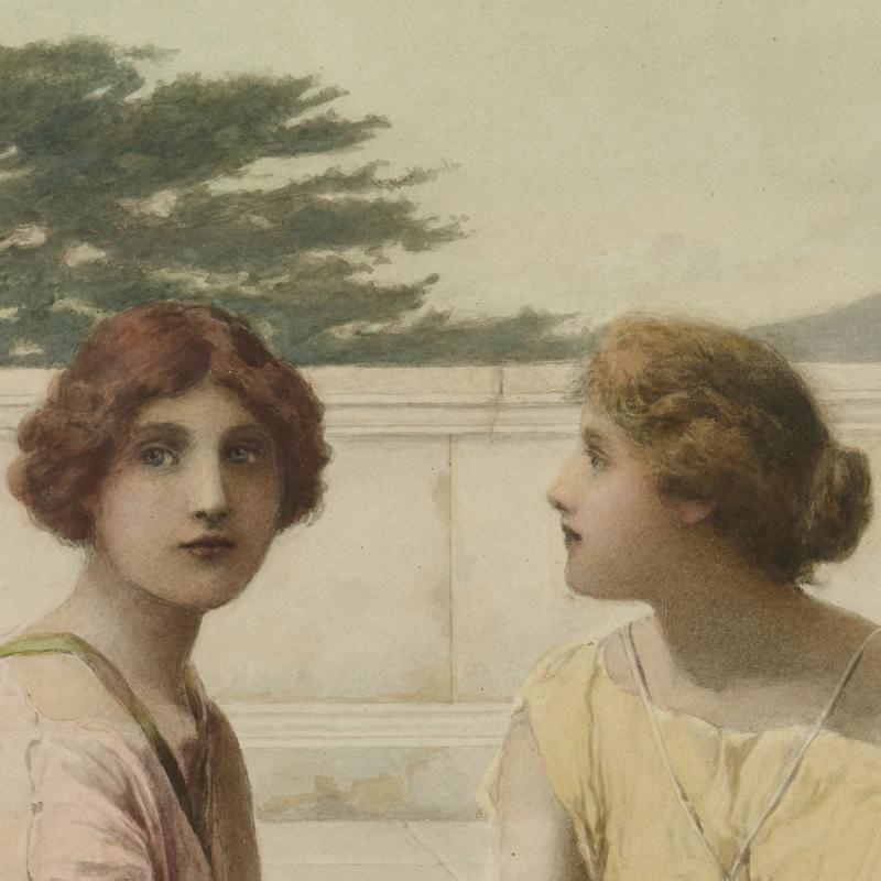 Henry Ryland - Watercolour painting by Henry Ryland