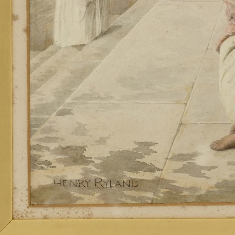 Henry Ryland - Watercolour painting by Henry Ryland