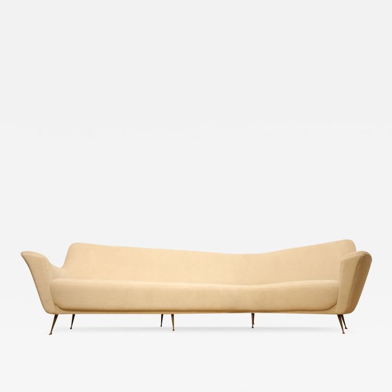 Ico Parisi - LARGE CURVED 'L' SHAPE ICO PARISI STYLE SOFA