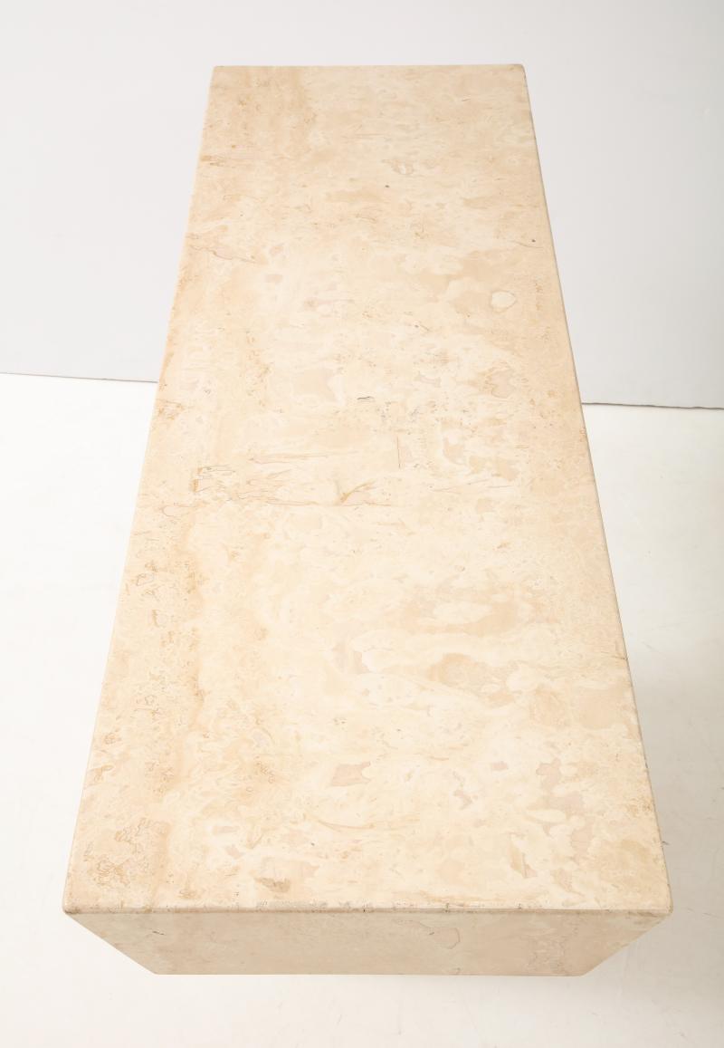 Italian Travertine Console