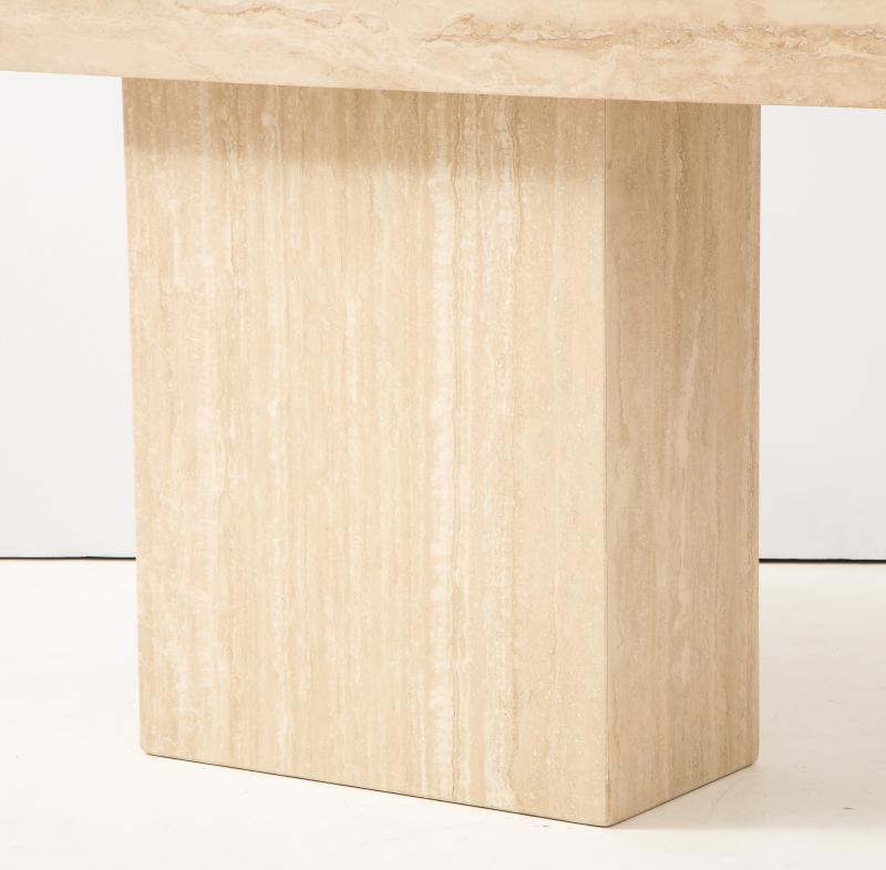 Italian Travertine Console