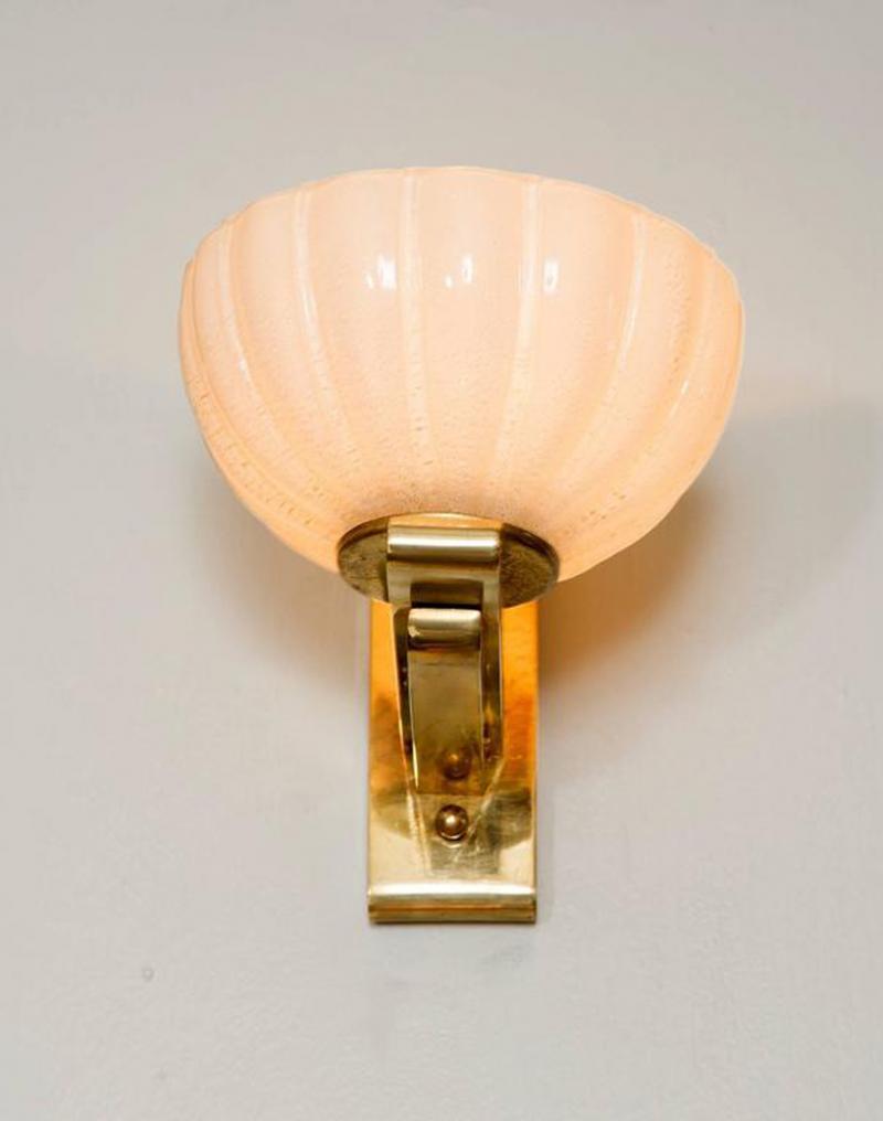 Italian 'cup' wall lights