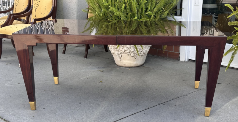 J. Robert Scott - J. Robert Scott Art Deco Style Moderne Dining Table