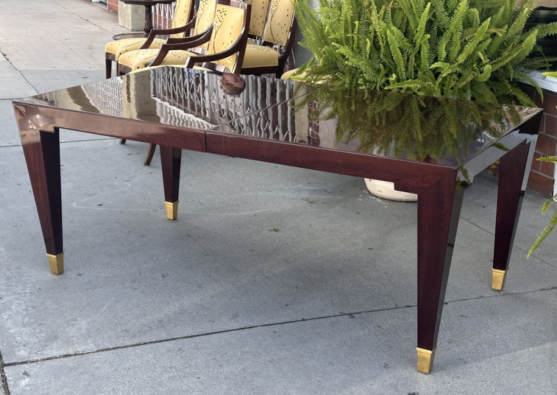 J. Robert Scott - J. Robert Scott Art Deco Style Moderne Dining Table