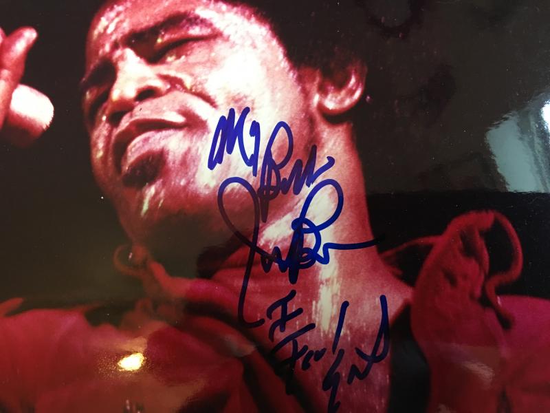 JAMES BROWN AUTOGRAPHED PHOTOGRAPH