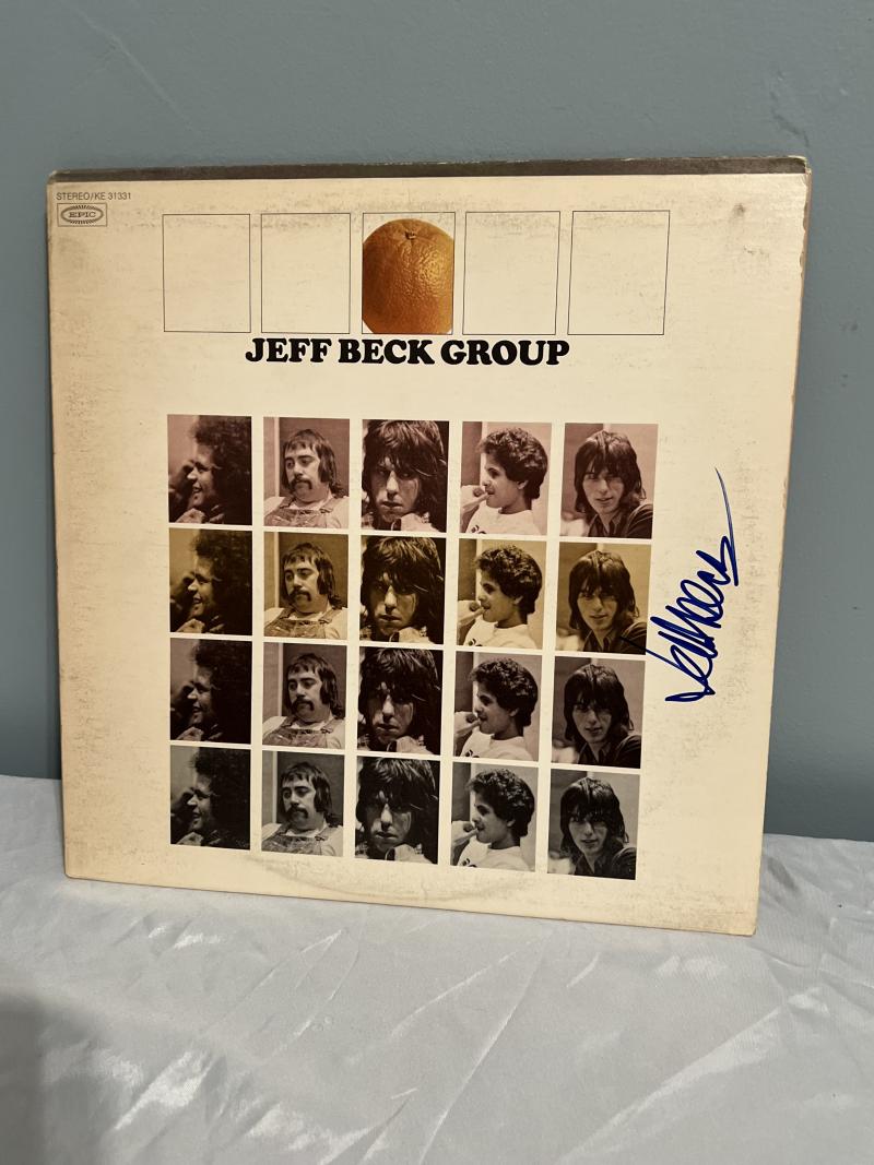 JEFF BECK GROUP AUTOGRAPHED ALBUM