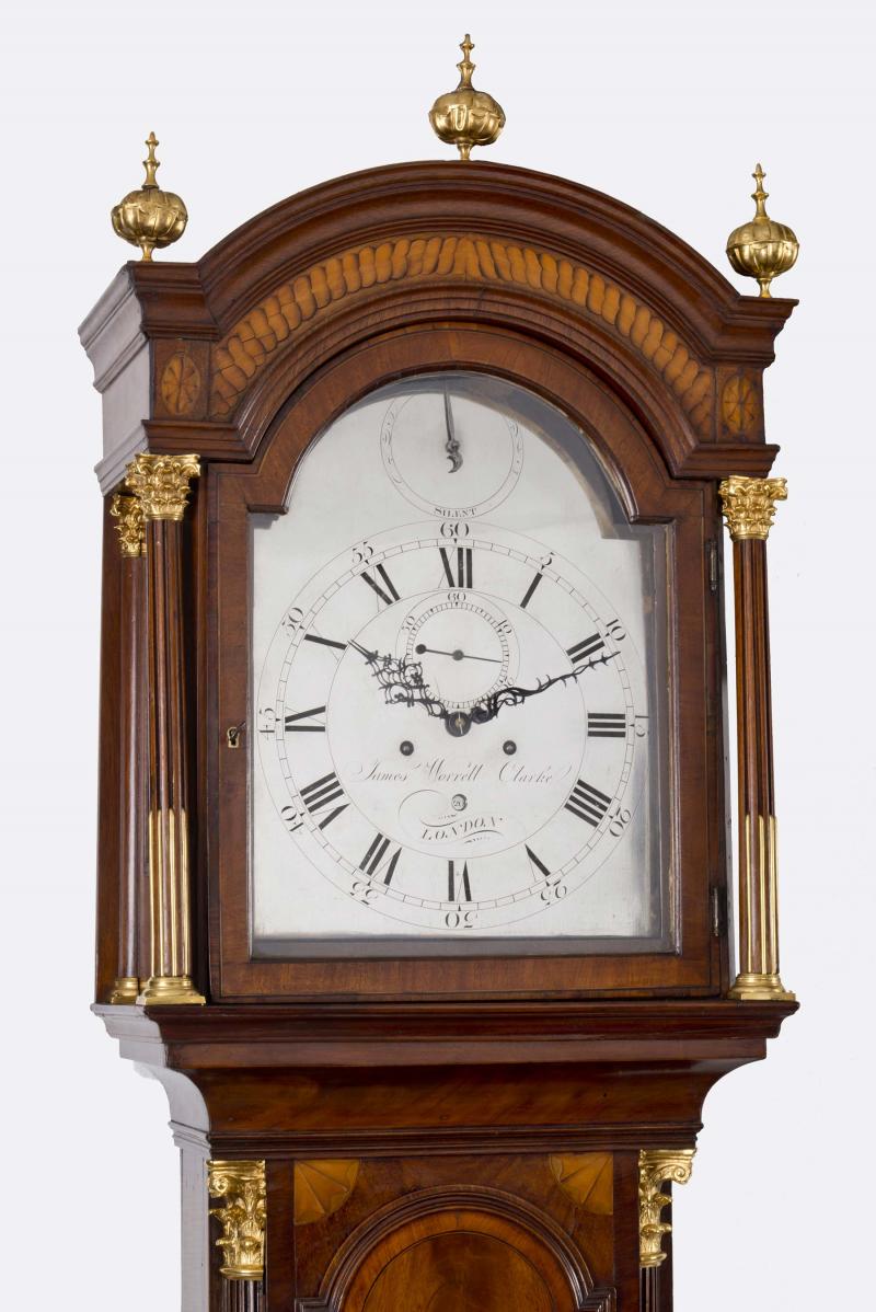 James Worrel Clarke - Georgian Tall Case Clock by J W Clarke, Circa 1770