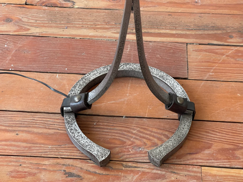 Jean Adnet - JACQUES ADNET IRON FLOOR LAMP