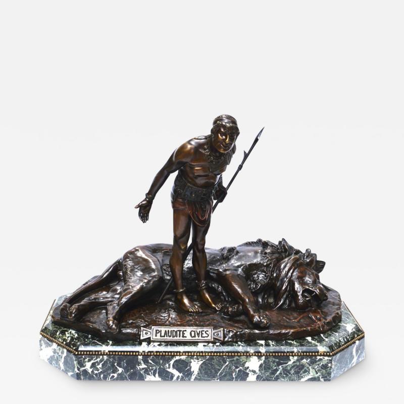 Jean Leon Gerome - Jean Leon Gerome Plaudite Cives Bronze sculpture