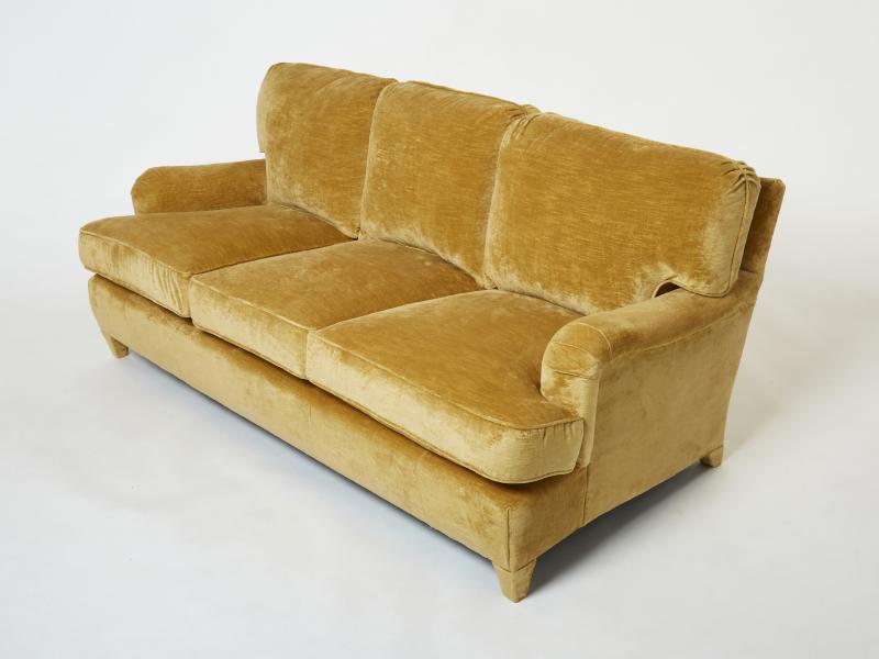 Jean-Michel Frank - Jean-Michel Frank art deco sofa new velvet ...