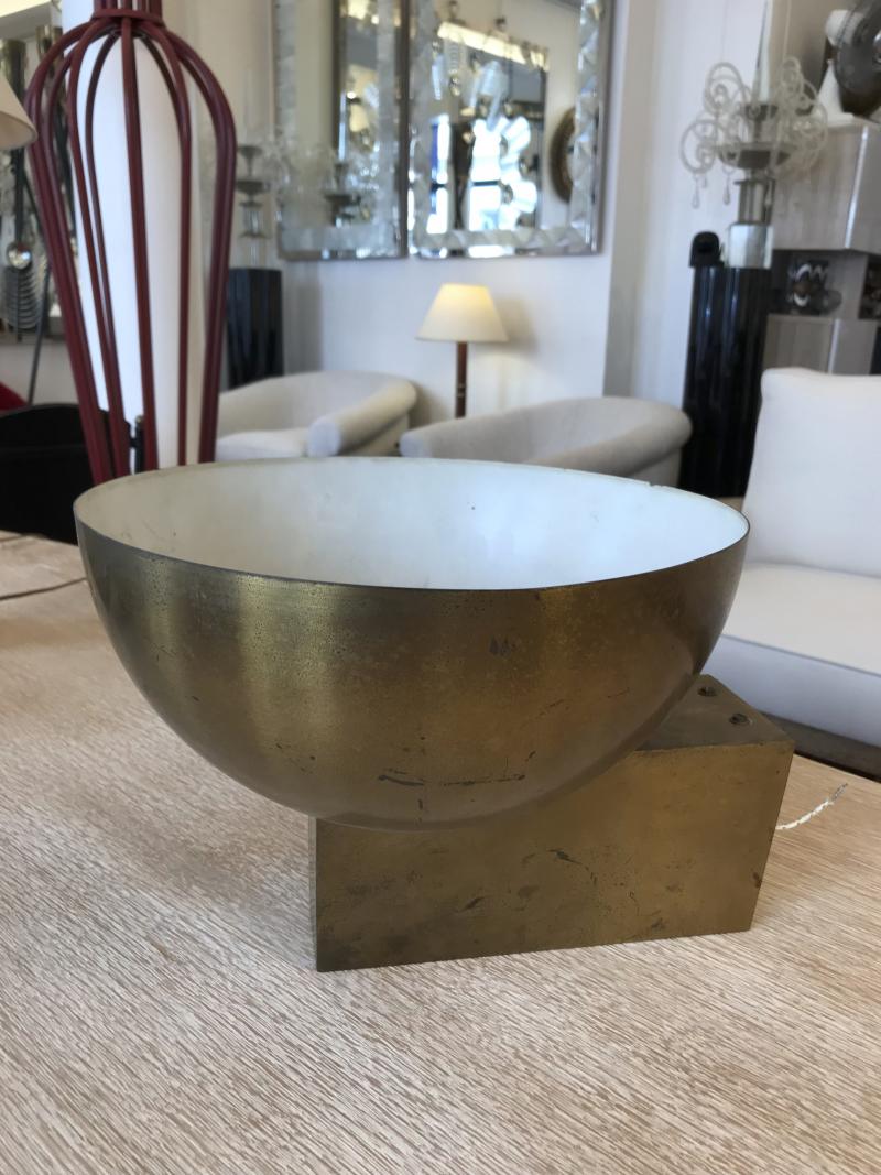 Jean Perzel - Jean Perzel Pair of Gold Sconces in Vintage Condition