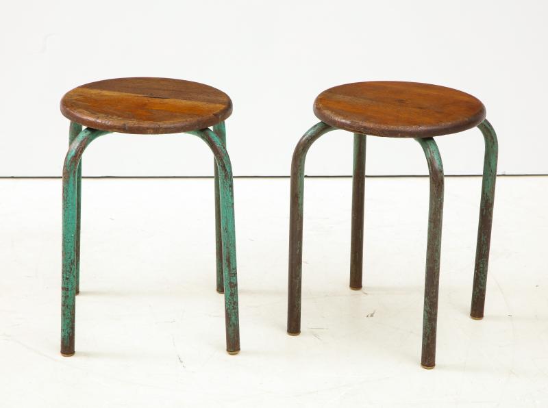 Jean Prouvé - Vintage Mid-Century French Industrial Stools in the ...