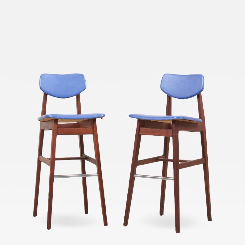 Jens Risom - Pair of Bar Stools by Jens Risom, US, 1960s