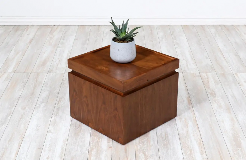 John Keal - John Keal Chess Box Side Table for Brown Saltman
