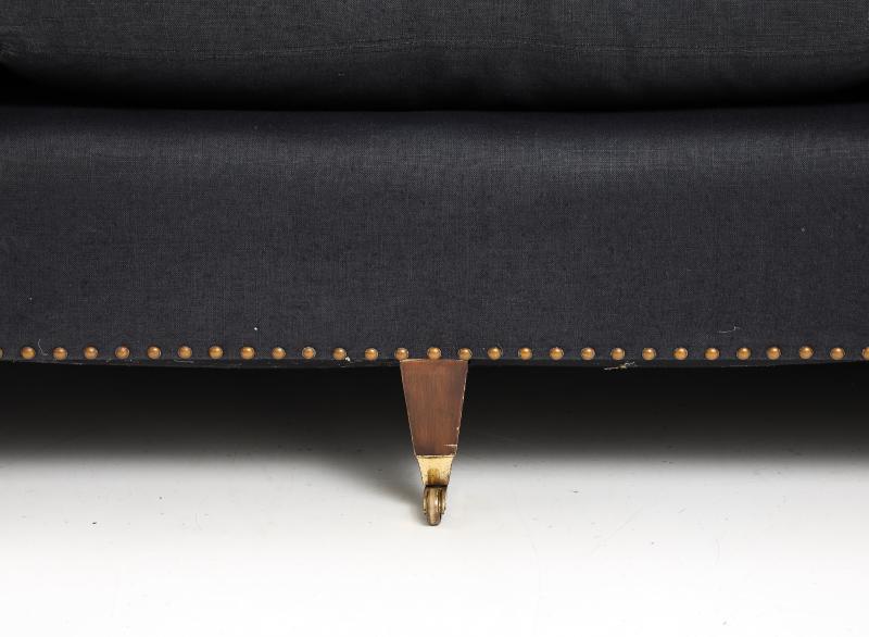 Jonas Upholstery Custom "Rutherford" Roll-Arm Sofa, United States, c. 1990