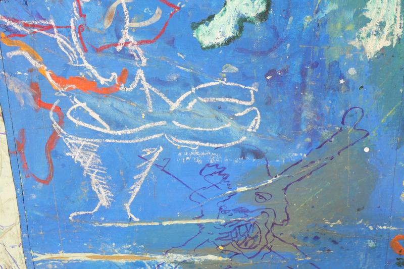 Josh Bayer - Monumental Josh Bayer Original Oil Painting on Canvas ...