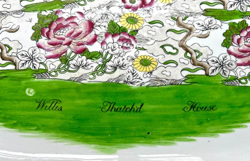 Josiah Spode II - Rare Spode 'Willis Thatch'd House' London Trial ...