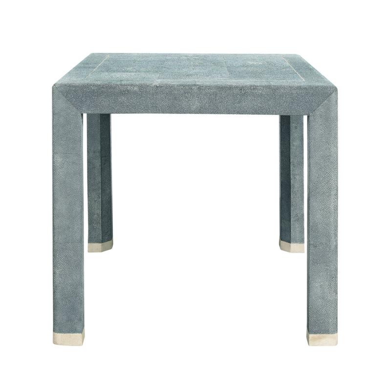 Karl Springer - Karl Springer End Tables in Shagreen with Bone Inlays ...