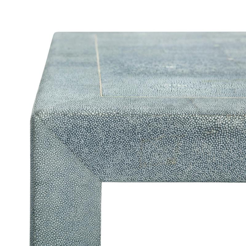 Karl Springer - Karl Springer End Tables in Shagreen with Bone Inlays ...