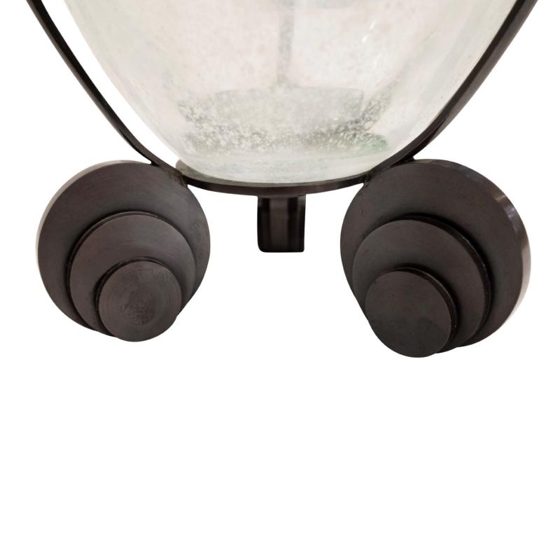 Karl Springer - Karl Springer Monumental Hand Blown Scavo Glass and ...