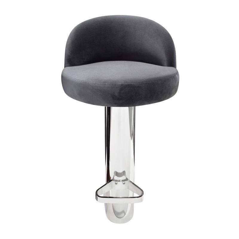 Karl Springer - Karl Springer Pair of "Mushroom Bar Stools" in ...