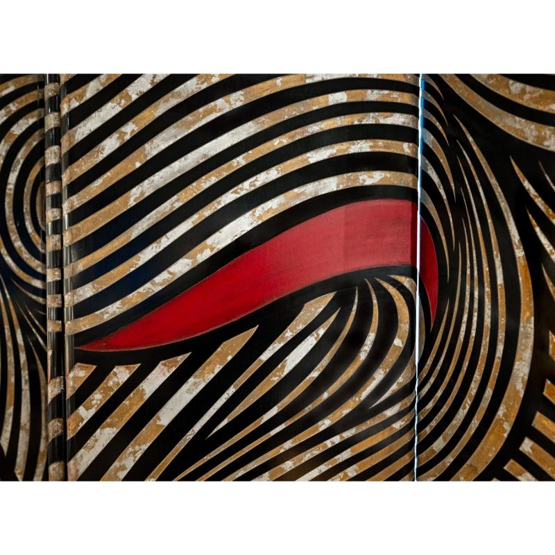 Karl Springer - Karl Springer Rare and Stunning Large "Coromandel ...