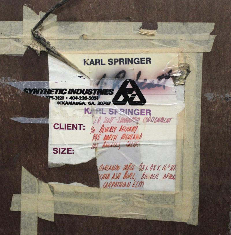 Karl Springer - Rare and Exceptional Coffee Table by Karl Springer