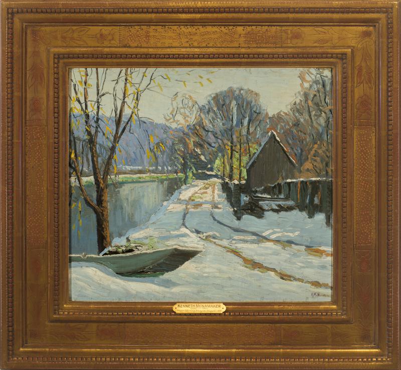 Kenneth R. Nunamaker - Winter Morning Along the Towpath