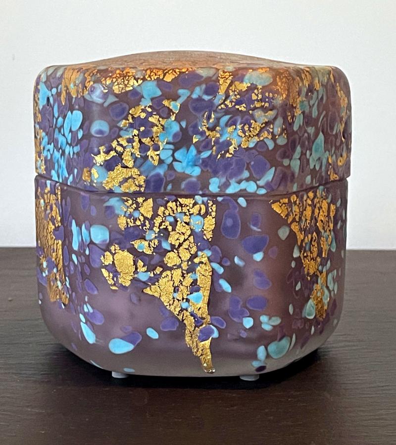 Kyohei Fujita - Japanese Kazaribako Glass Box by Kyohei Fujita