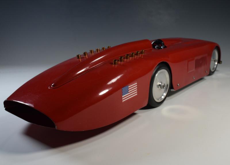 Land Speed Record Sunbeam Streamlined Race Car Daytona Beach