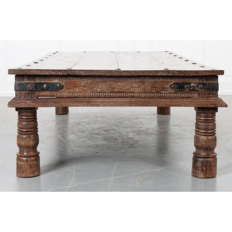 Large 19th Century Indian Teak Low Table