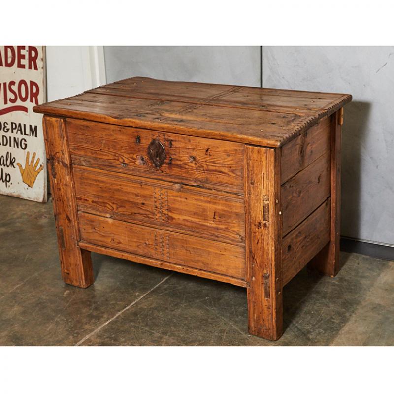 Large Colonial Spanish Trunk