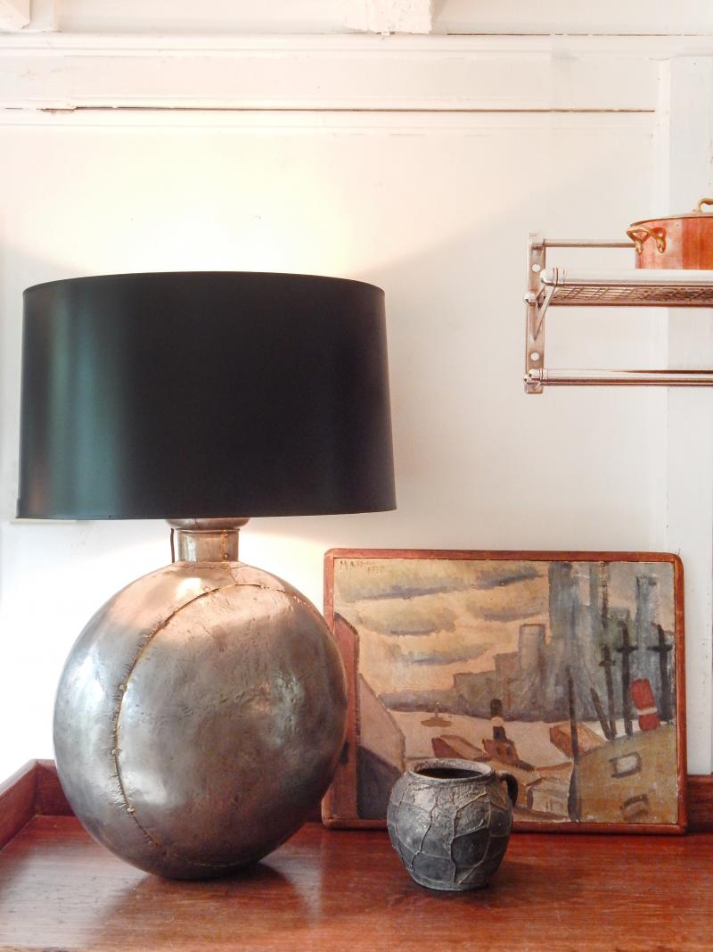 Large Steel Lamp