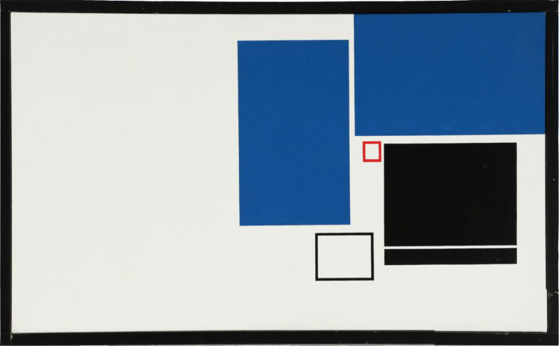 Large o/c by Ole Folmer Hansen "Komposition II"