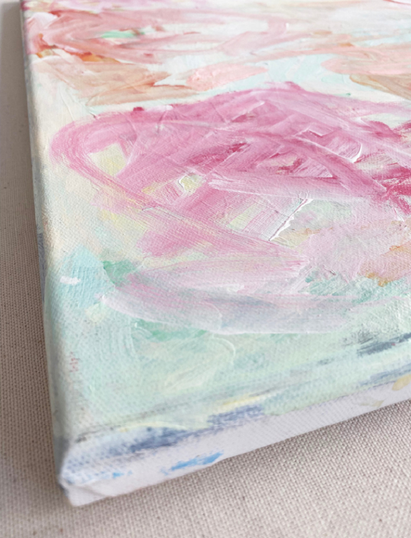 Laura Basterra Sanz - Untitled (Fire, Water, Wind) (Abstract painting ...