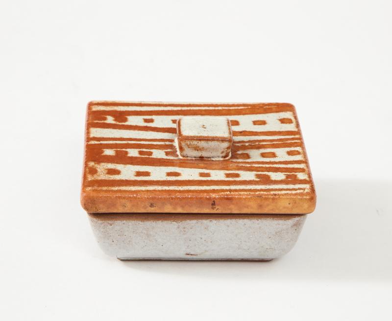 Lee Rosen - Ceramic Box by Lee Rosen for Design Technics, c. 1950 (Stamped)