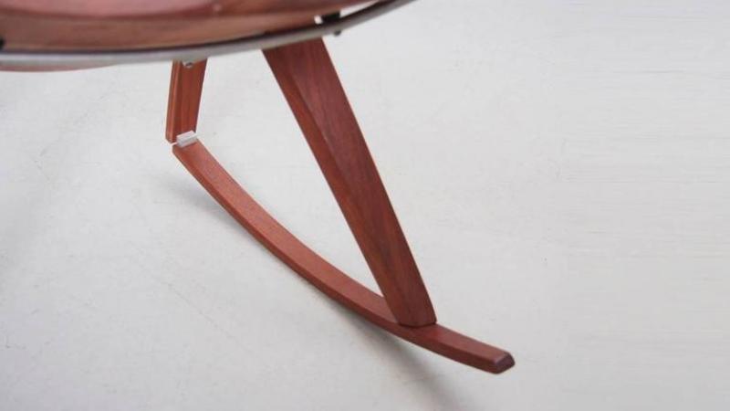 Leon Meyer - Studio Rocking Chair by Leon Mayer in Solid Walnut