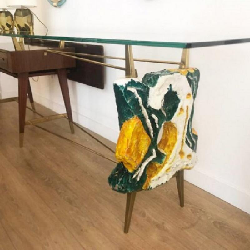 Leoncillo Leonardi - Console by Leoncillo Leonardi, Italy, 1950s
