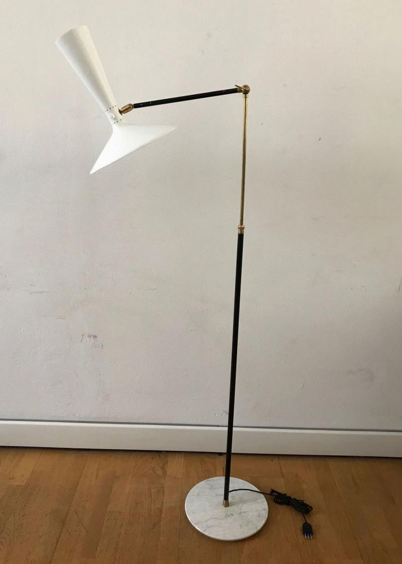 Lumen Milano - Italian Double Light Reading Floor Lamp