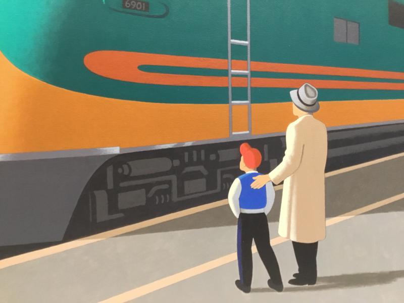 Lynn Curlee - THE SOUTHERN CRESCENT - Original painting by Lynn Curlee