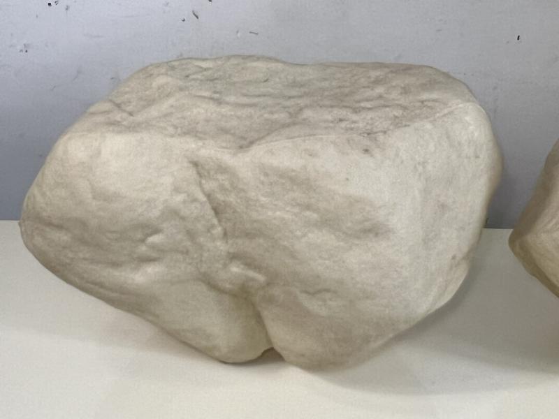 Pierre Casenove - MODERN PAIR OF CAST PLASTIC LARGE AND SMALL ...