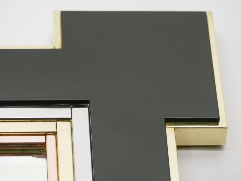 Maison Jansen - Rare mirror by Alain Delon for Maison Jansen Lacquer ...